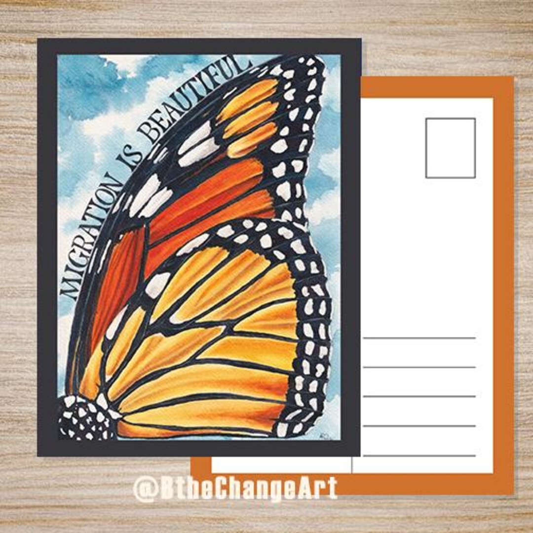 Migration is Beautiful - Monarch Butterfly Art - Pro Immigration ...
