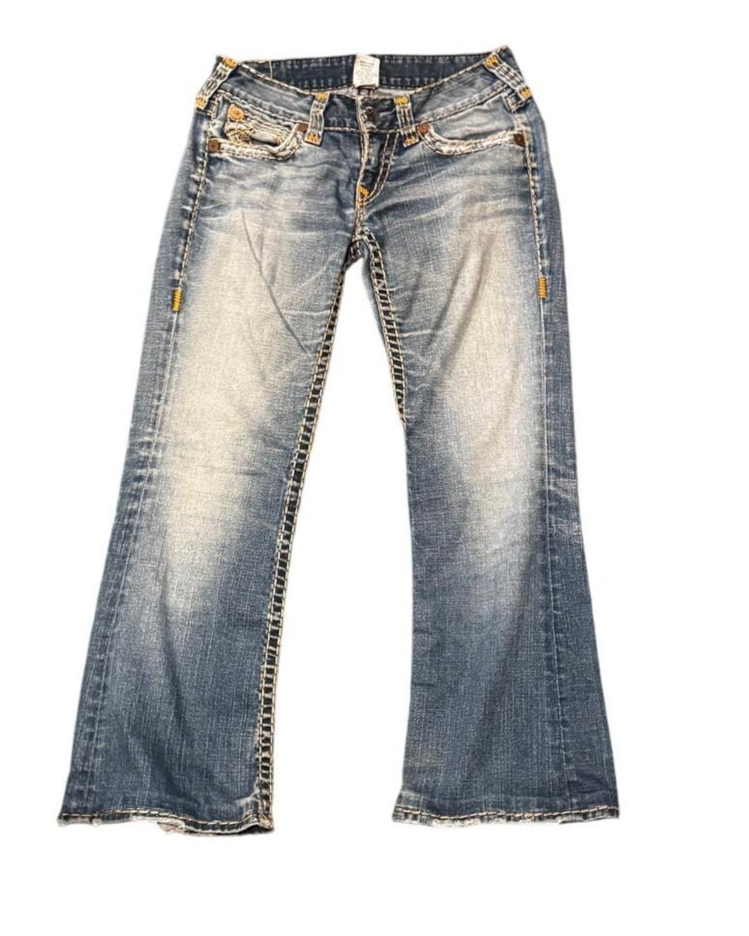 Vintage TRUE RELIGION Y2K World Tour Distressed Jeans 30W/L 29 - Etsy