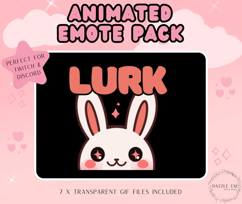 Funny Animated Emote Pack for Twitch, Discord (transparent GIF) - Etsy