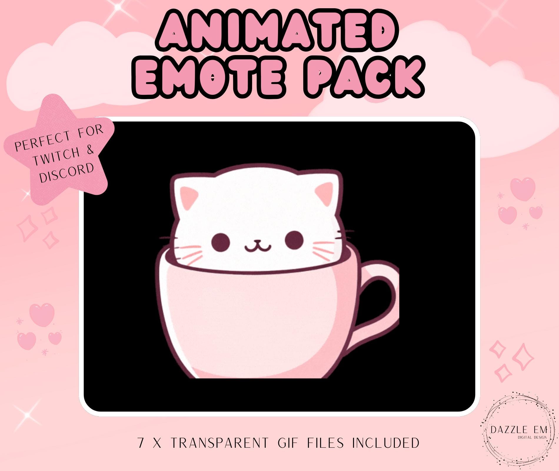 Animated Emote Pack, Streaming Emote Pack, Funny Stream Emote, Twitch ...