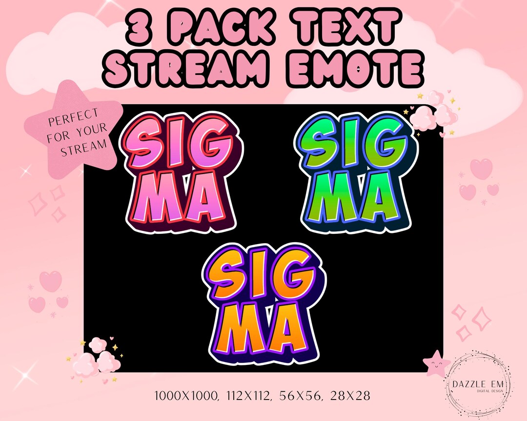 Streaming Emote Sigma Brain Rot, Trending Emotes, Twitch Discord for ...