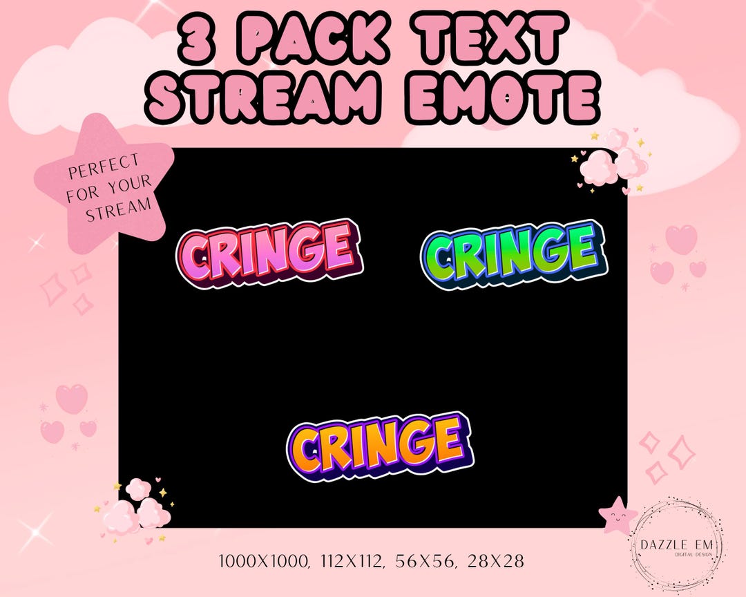 Streaming Emote Cringe, Trending Emotes, Twitch Discord for Streamers ...