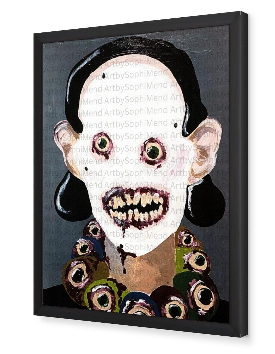 Mommy - Creepy Surreal Portrait Art Print - Horror Wall Art, Gothic ...