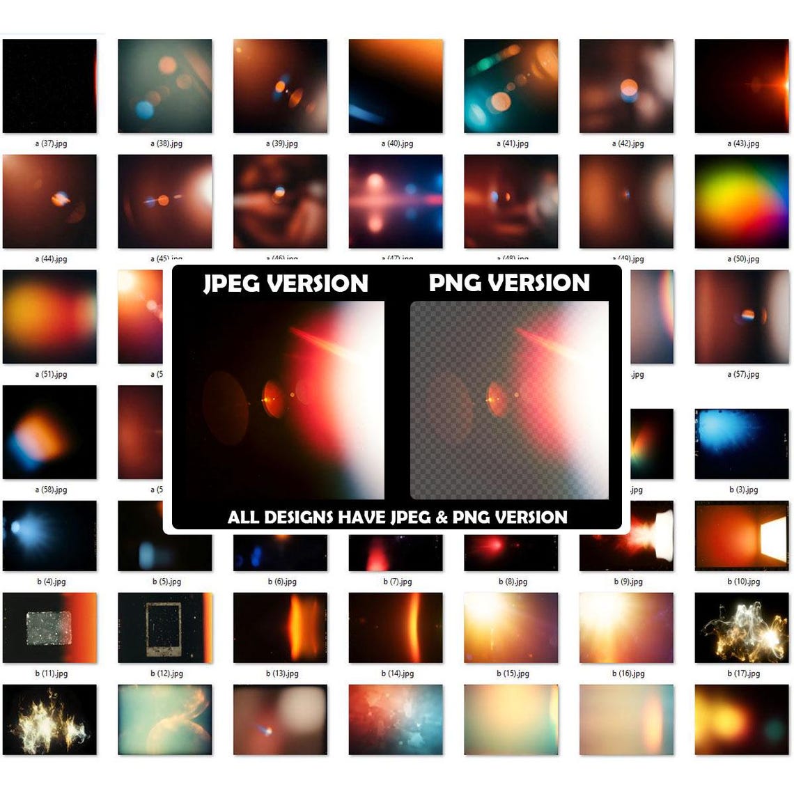 High Resolution Light Leak Overlay Bundle, Stock Photo Overlays for ...