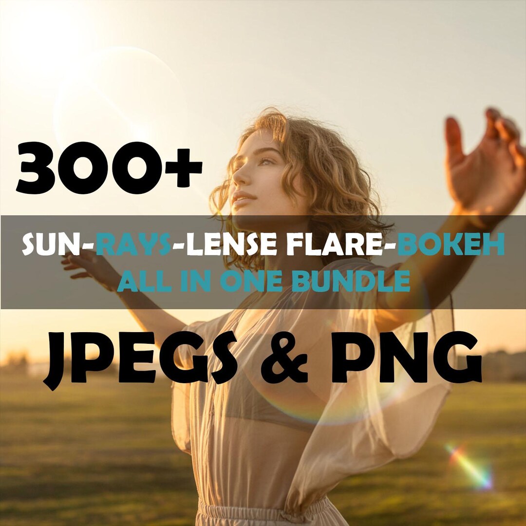 Lighting Photoshop Overlays, Photo Overlays Package, Sunlight Natural ...