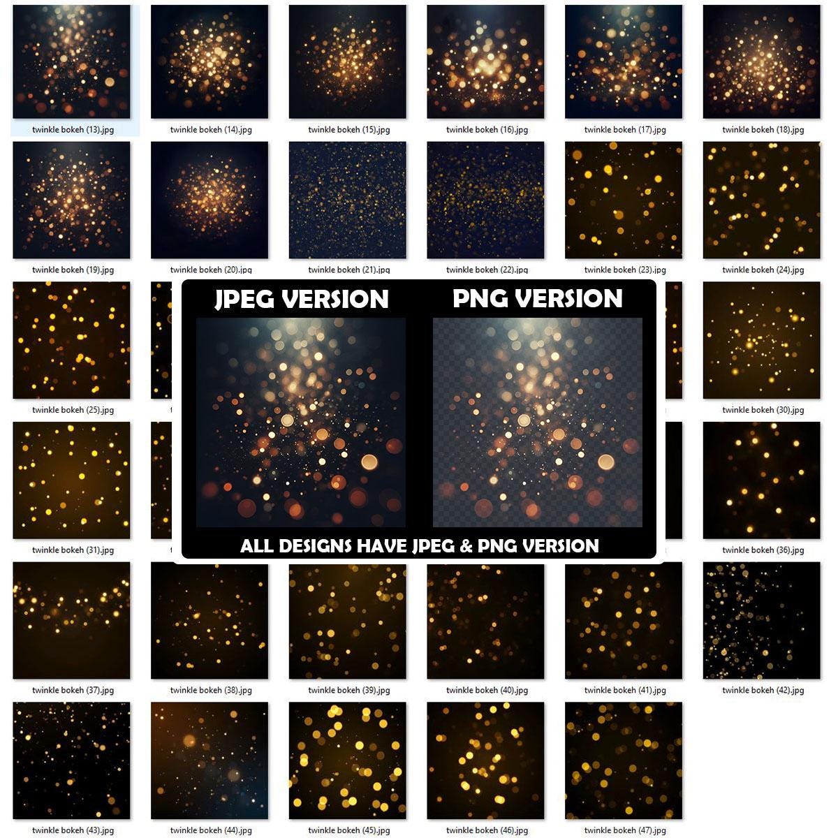 Bokeh Overlays, Bokeh Borders, Vintage Bokeh, Vintage Textures, Soft ...