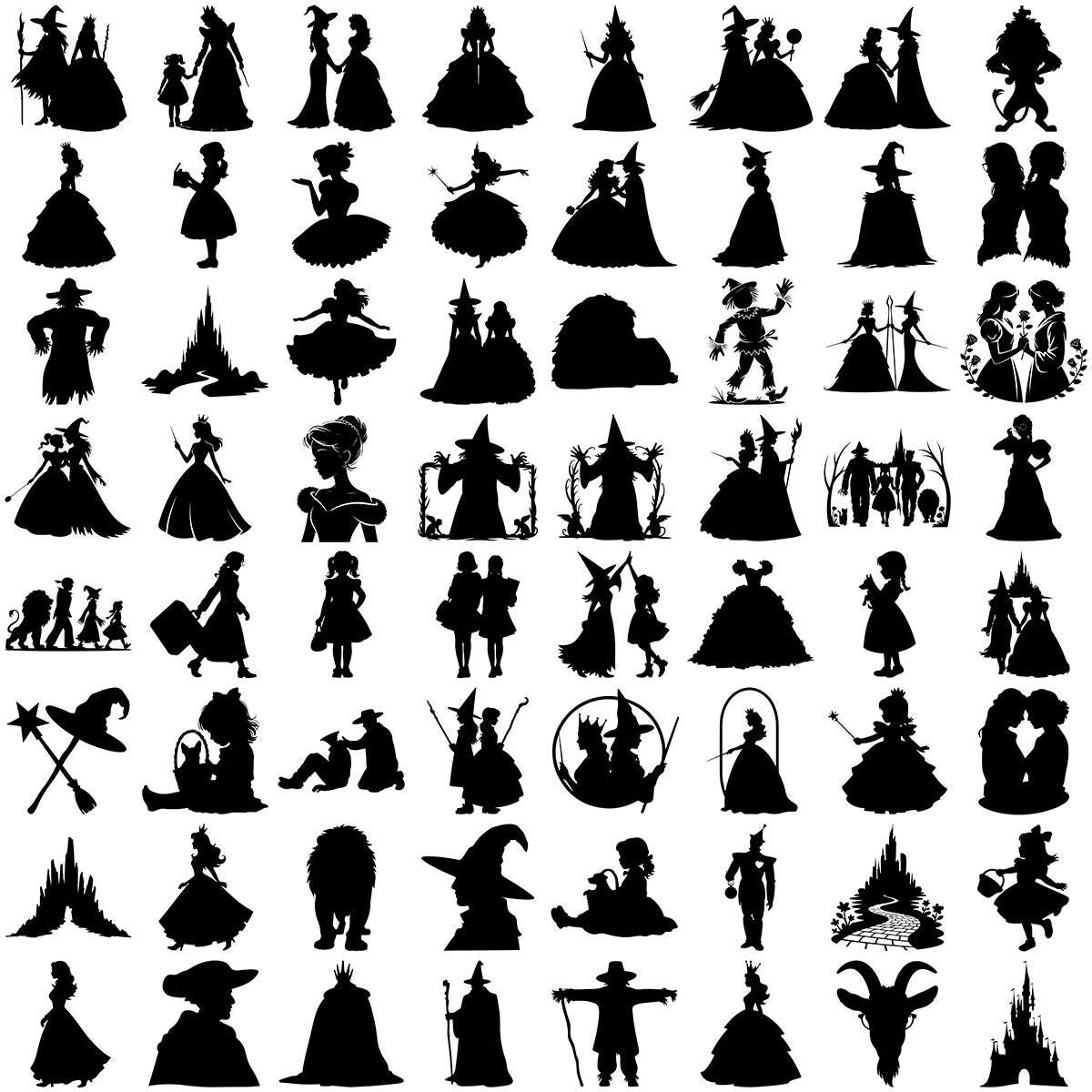 Wizard of Oz SVG Bundle 700 Cricut Designs, Magical Wizard PNG, Fairy ...