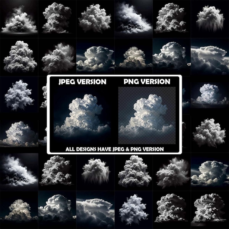 Clouds Overlay, Digital Clouds, Clouds Photoshop, Photography Overlays ...
