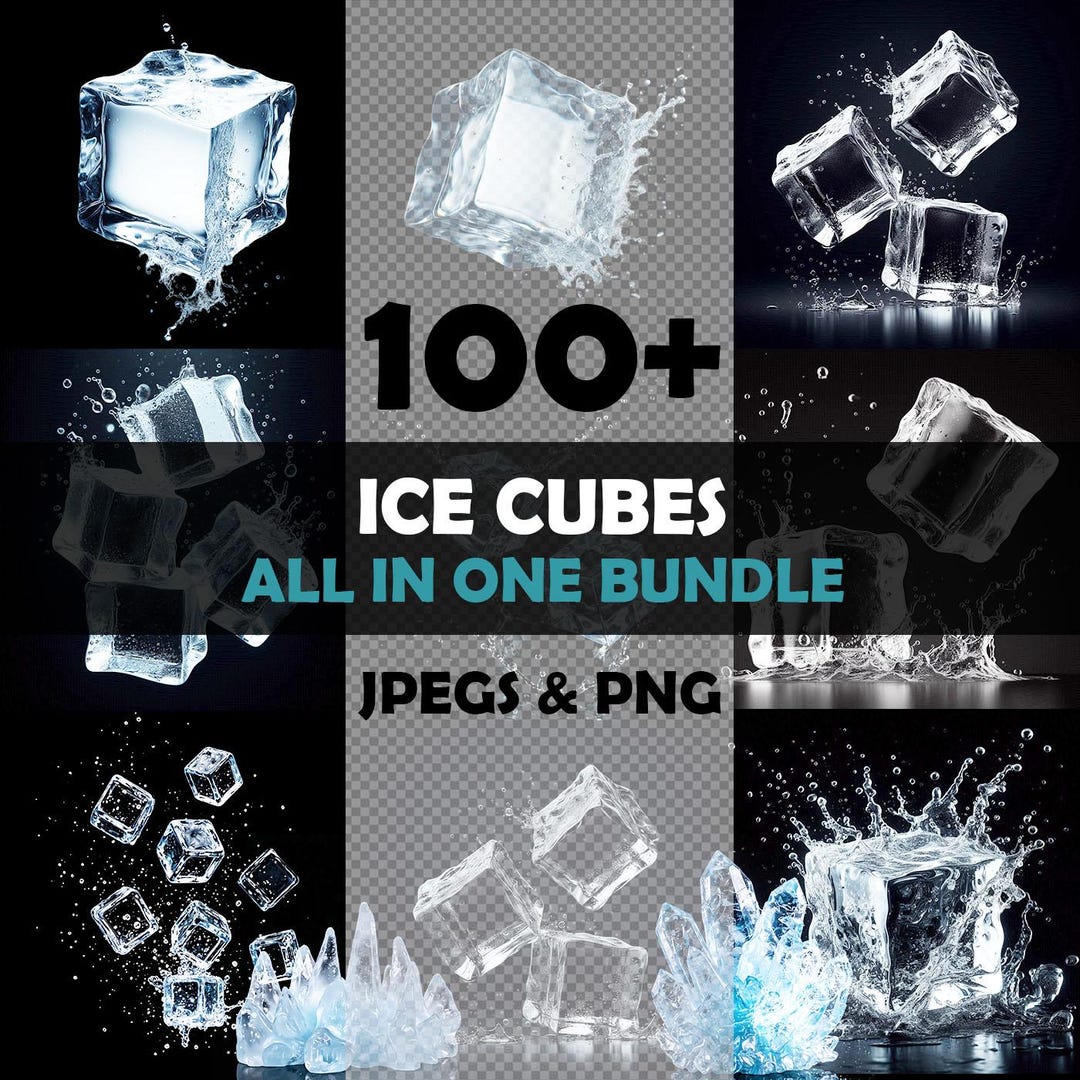 Ice Cube Png Transparent Overlay, Realistic Ice Cube Photoshop Overlays ...
