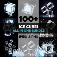 70 Frost Photoshop Overlays, Frozen Ice, Winter Overlays, Frosty ...