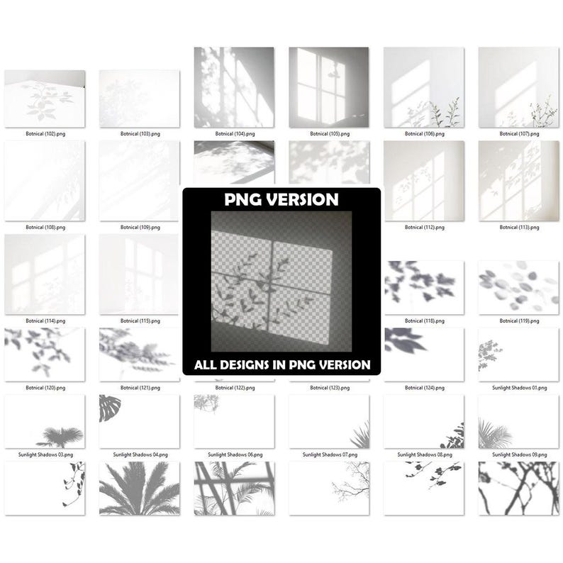 Window Shadow Overlays, Botanic Shadow Overlay, Maternity Backdrops ...