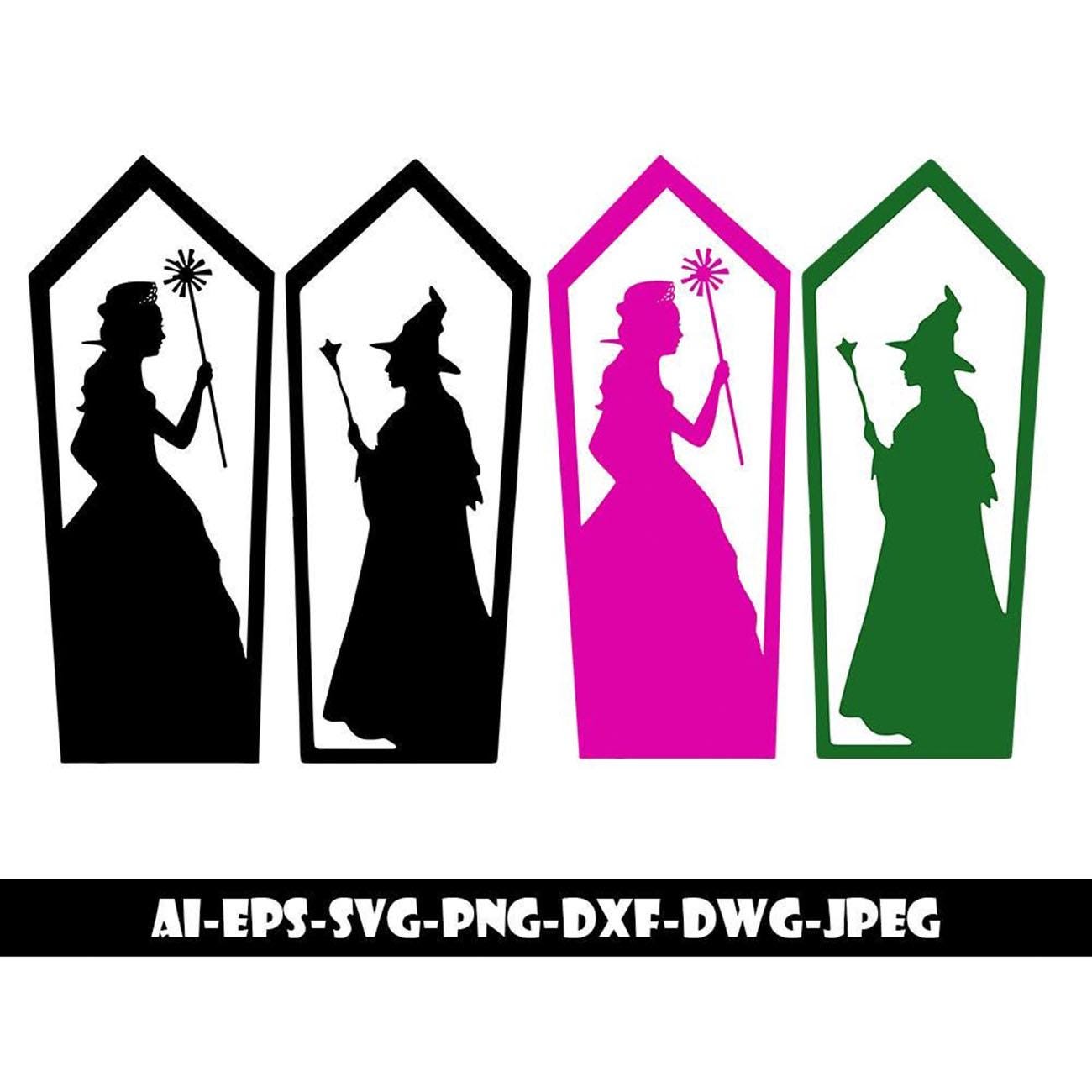 Elphaba and Glinda for Good - Wicked Musical / Movie Logo SVG HD & PNG ...