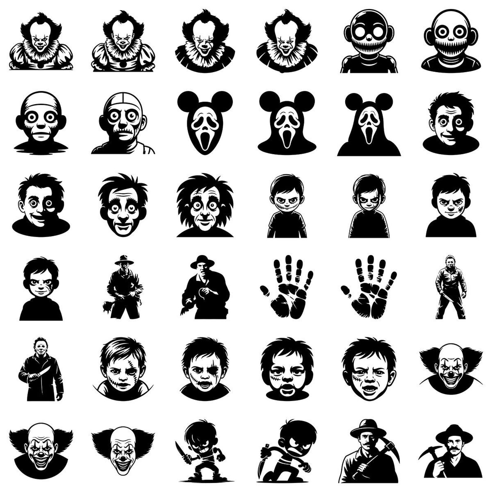 Horror SVG Bundle, Horror Characters SVG, Horror Movie Svg Bundle ...