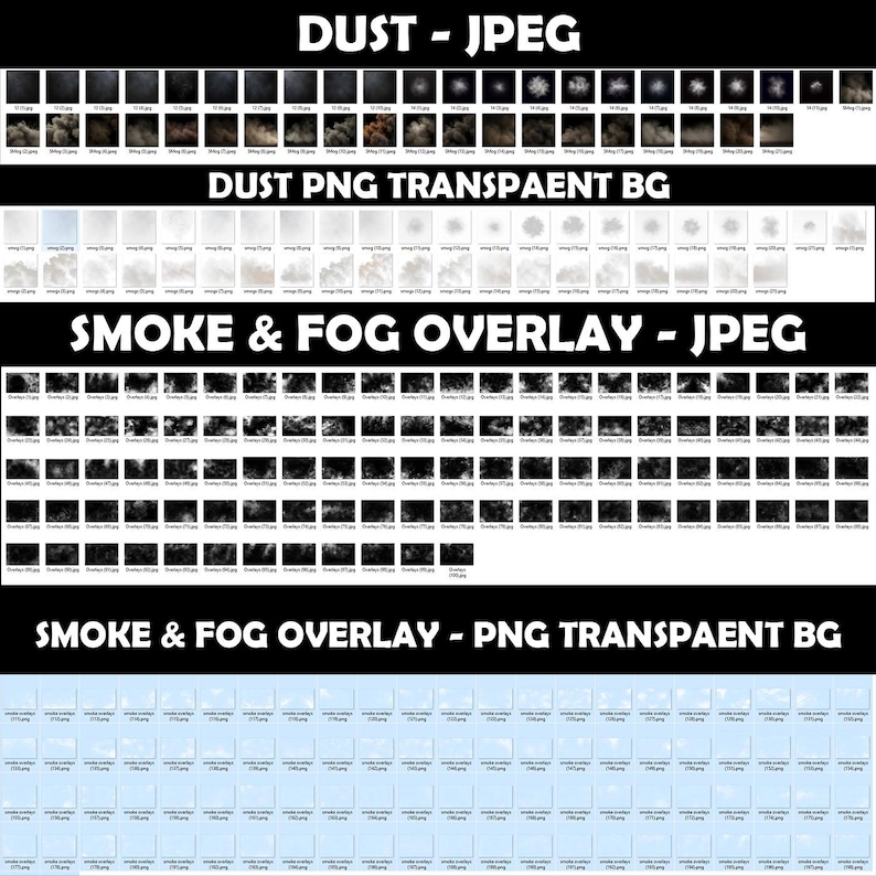 Smoke Bomb Digital Overlay for Gender Reveal, Transparent Pink, Grey ...