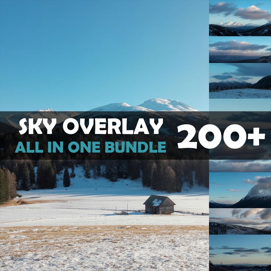 The Ultimate Sky Overlay Pack - 200 Sky Overlays - Etsy