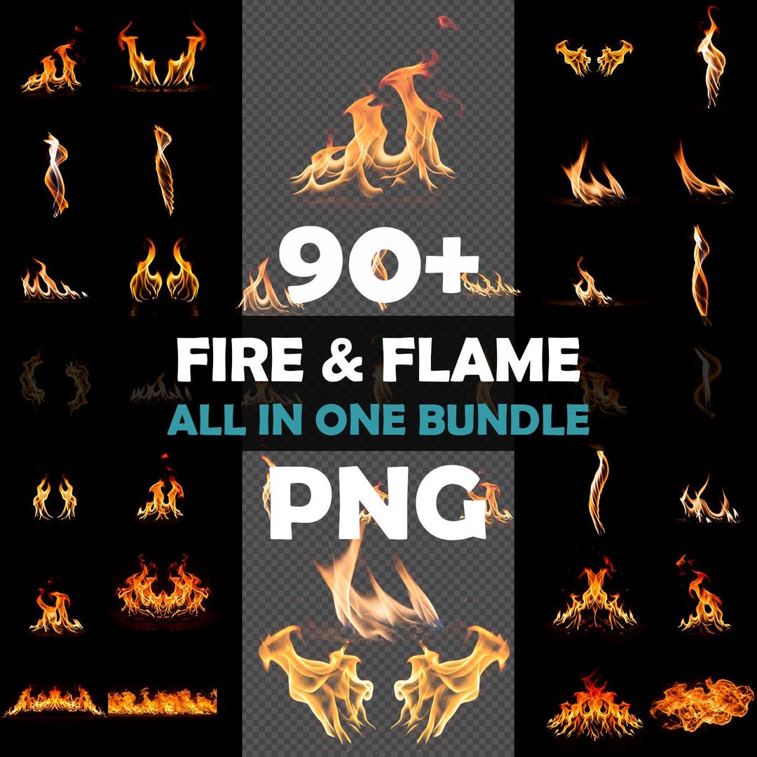 90 Fire Overlays Clipart, Fire Flame Overlays, Fire Effects, Fire ...