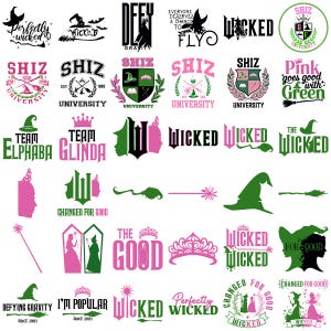 Wicked Movie Svg Mega Bundle, I Have Been Wicked Change for Good Svg ...