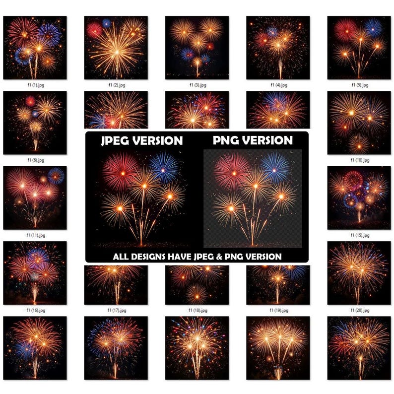 Fireworks Overlays, 300 Png Fireworks Overlay, Firework Effects, Photo ...