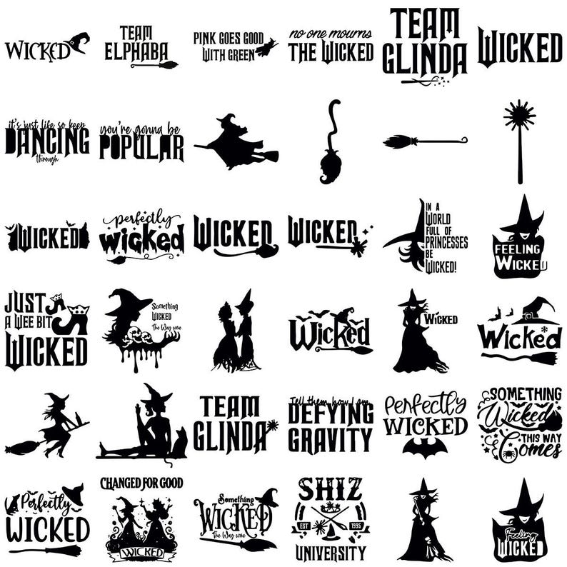 Wicked Movie Svg Mega Bundle, I Have Been Wicked Change for Good Svg ...