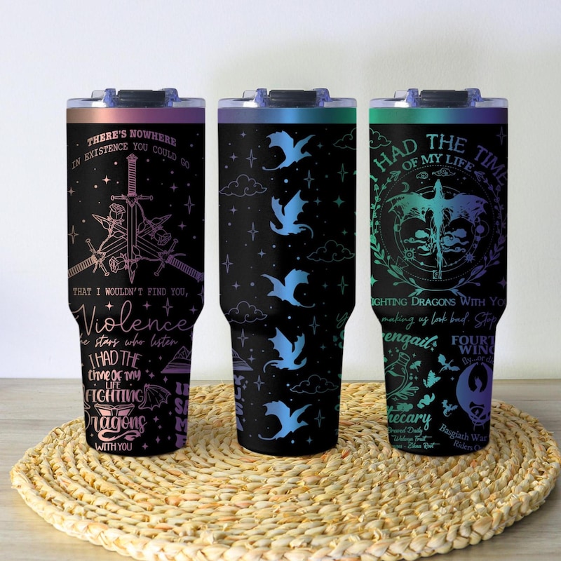 Fourth wing flask - Etsy Schweiz