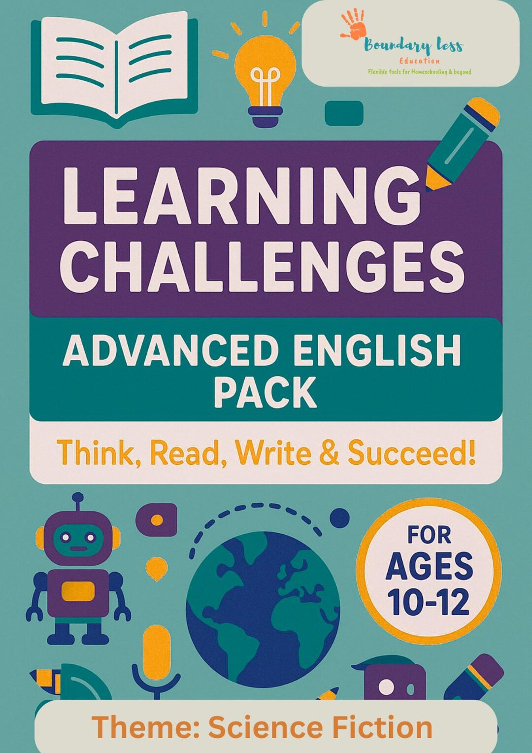 Advanced ESL Worksheets Space and Sci-fi Language Missions Ages 10 to ...