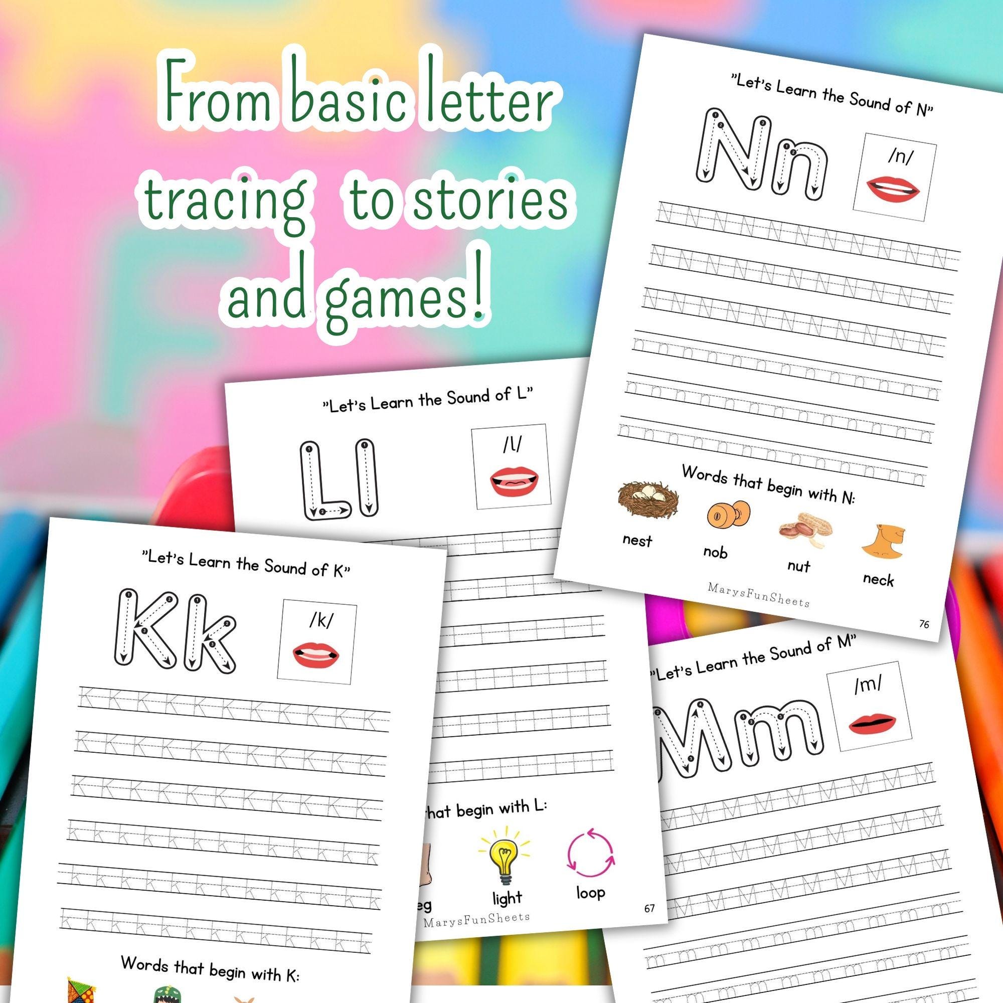 Phonics and Beyond A–Z | 100+ Page Alphabet Workbook With Crafts ...