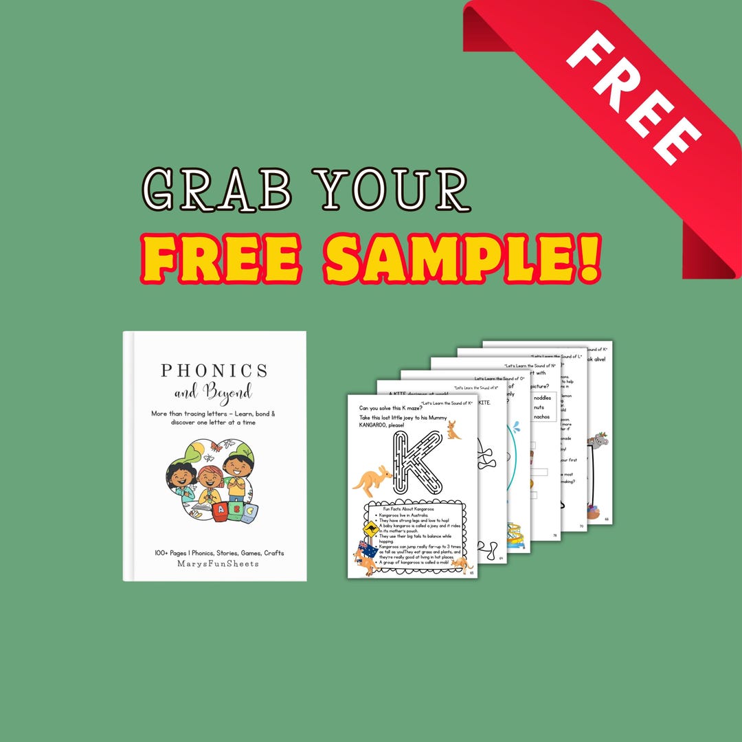 Phonics and Beyond: FREE Letter K Sample | Try Before You Buy ...