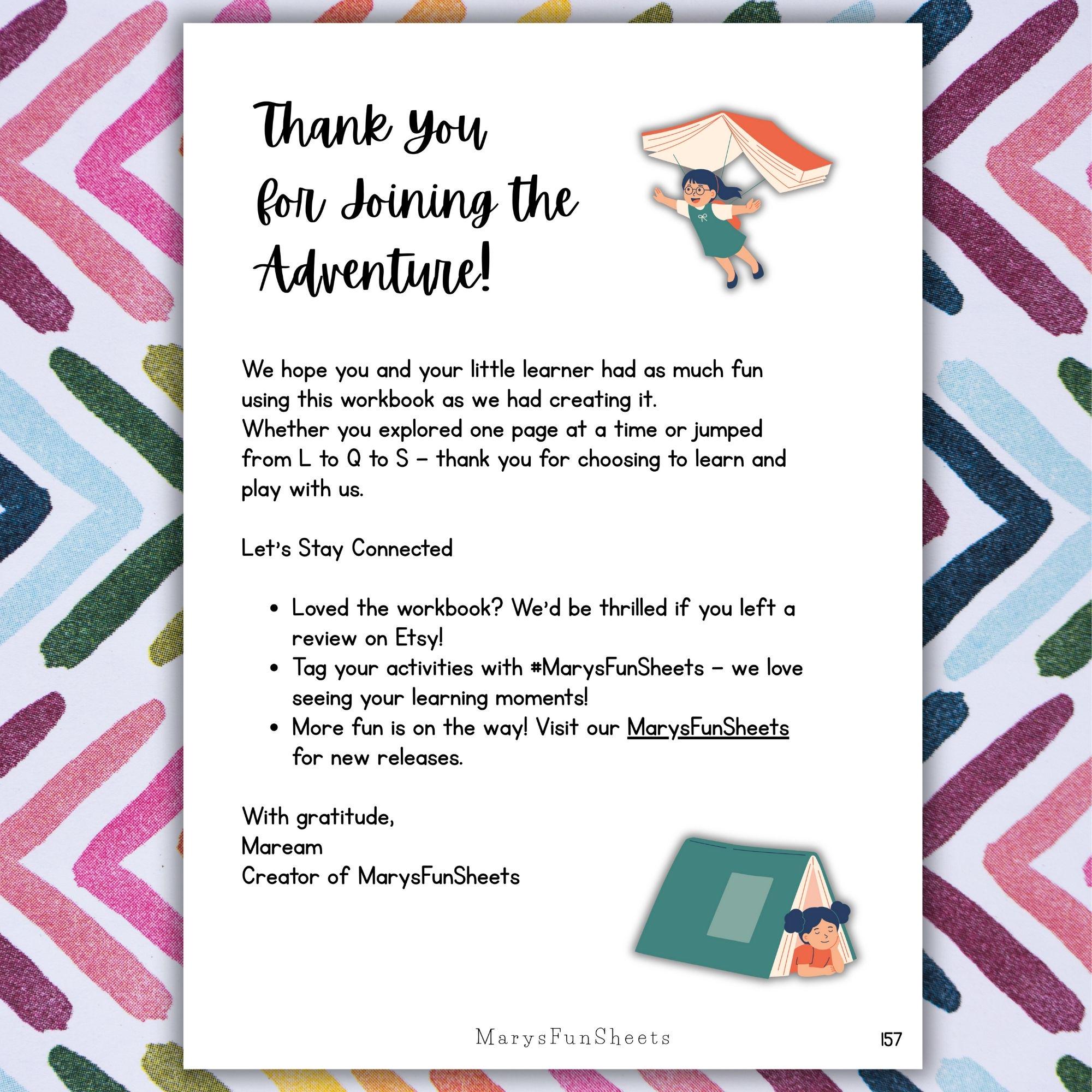 Phonics and Beyond A–Z | 100+ Page Alphabet Workbook With Crafts ...