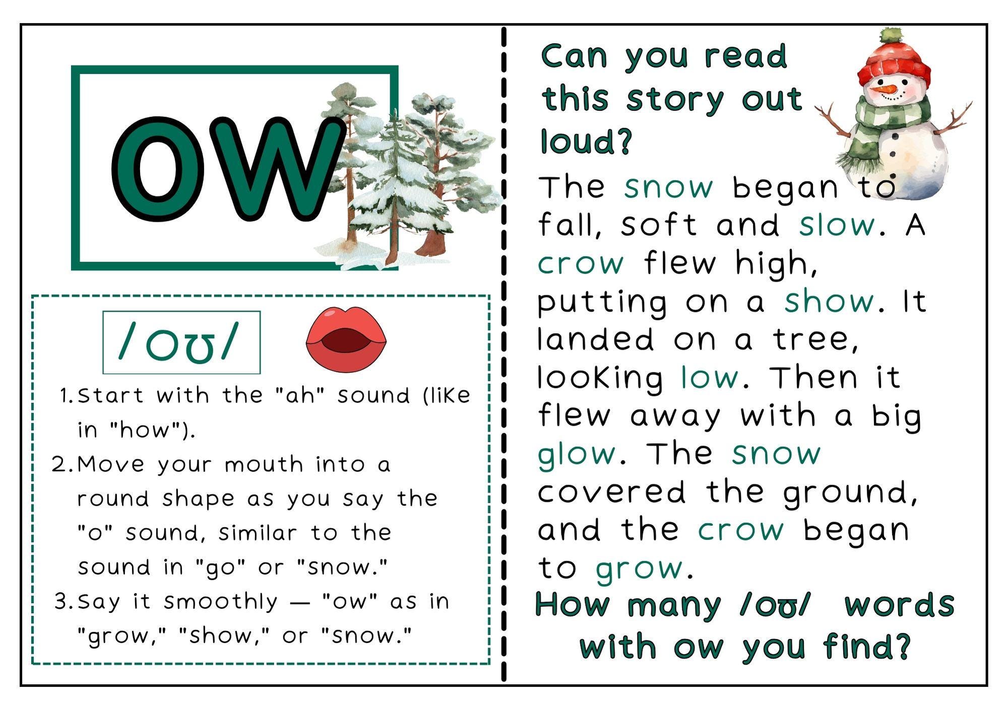 Series 2 | Alphabet Phonics Flashcards | Long Vowels, Begining Blends ...