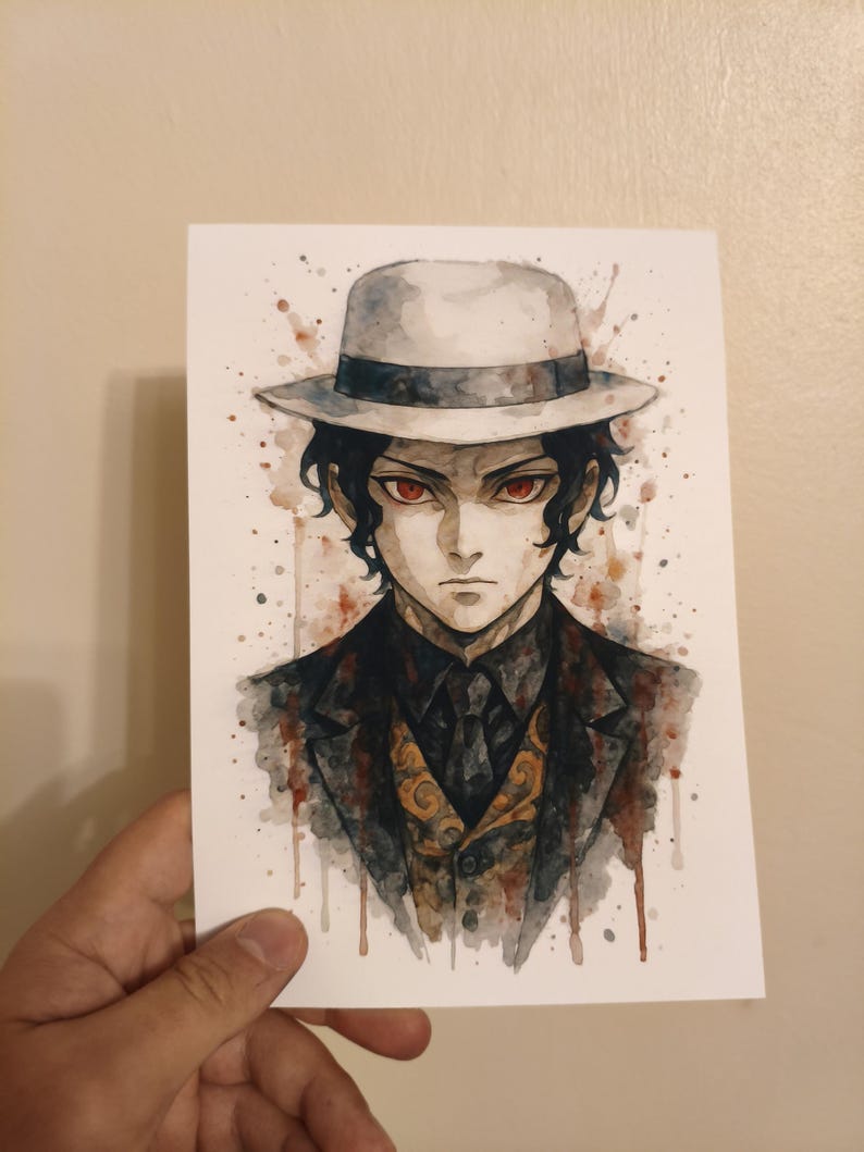 Demon Slayer Art Collection Watercolor Style Digital Print ( A5 / A4 ...