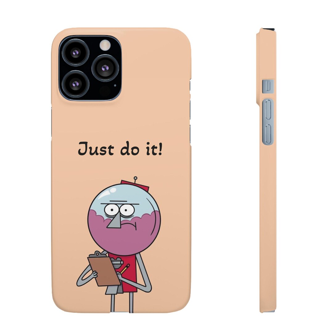 Funny Snap Case for Iphone, Just Do It! Phone Cover, Cute Cartoon Style ...