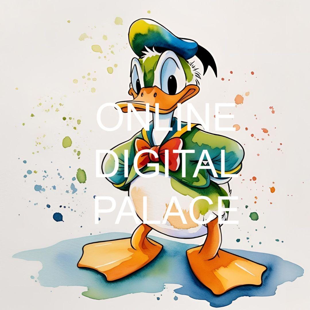 Donald Duck | Cartoon Network Character - Etsy