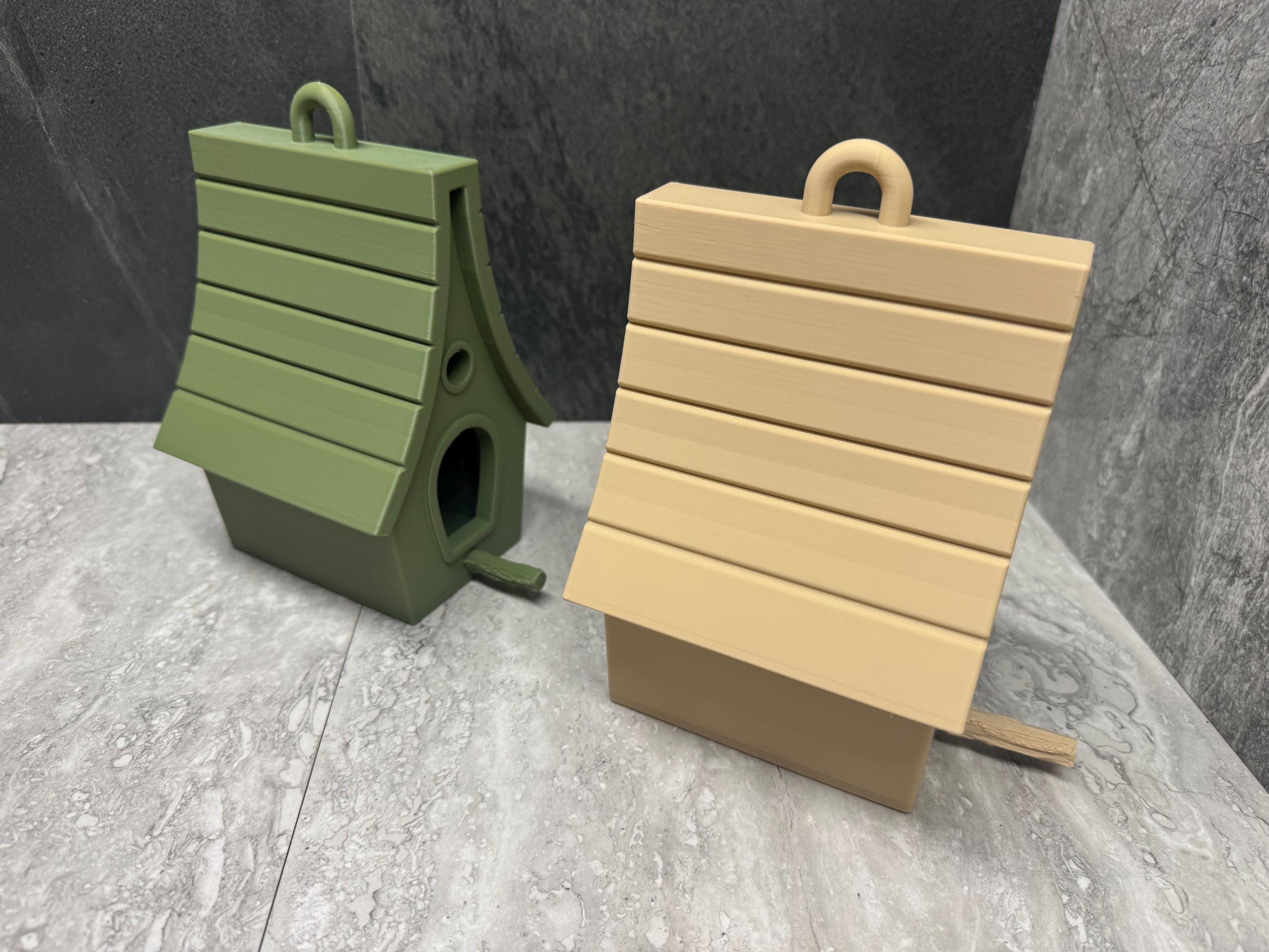 Modern Style Birdhouse Made for Hanging. Multiple Colors to Choose From ...