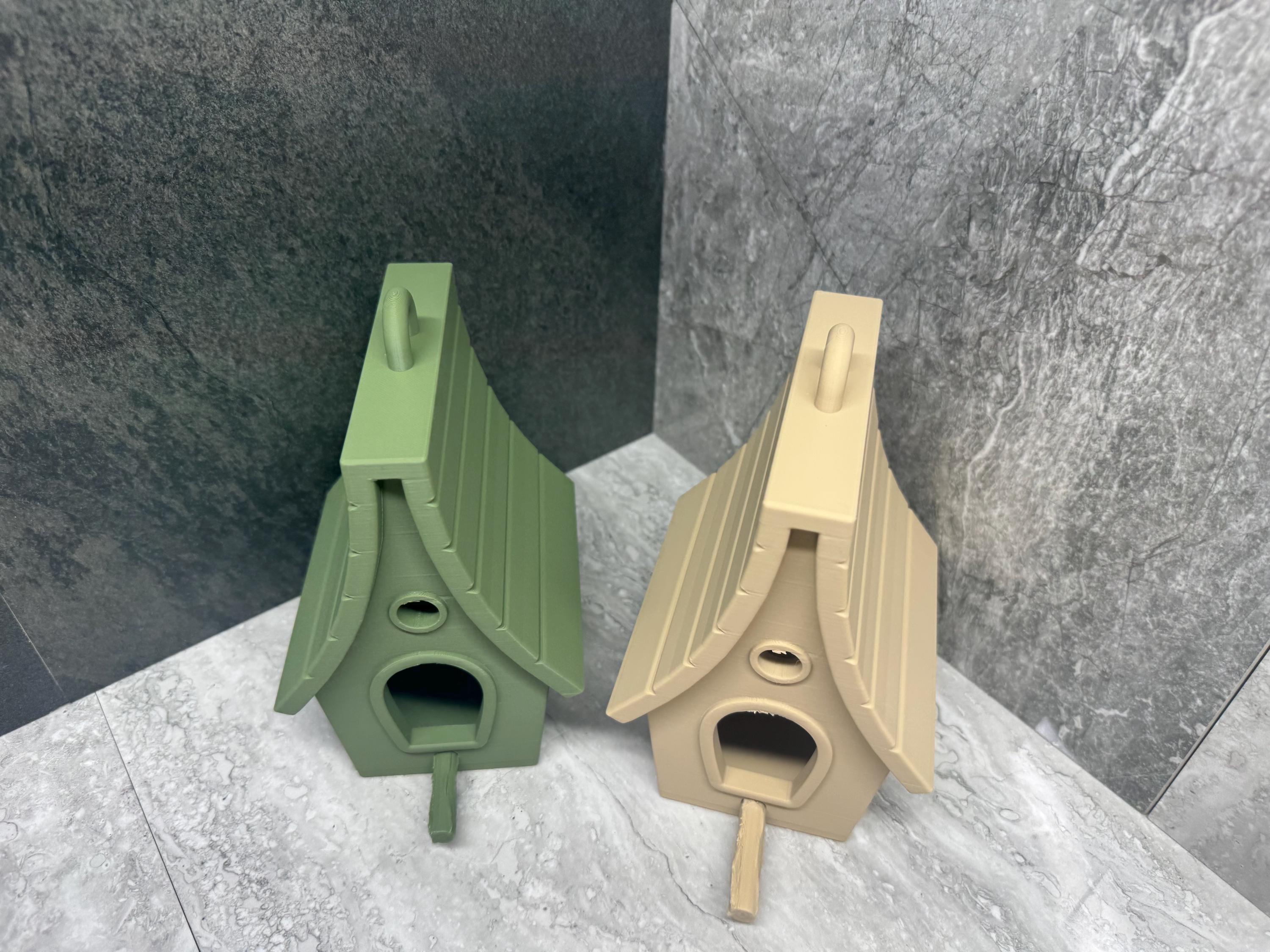Modern Style Birdhouse Made for Hanging. Multiple Colors to Choose From ...