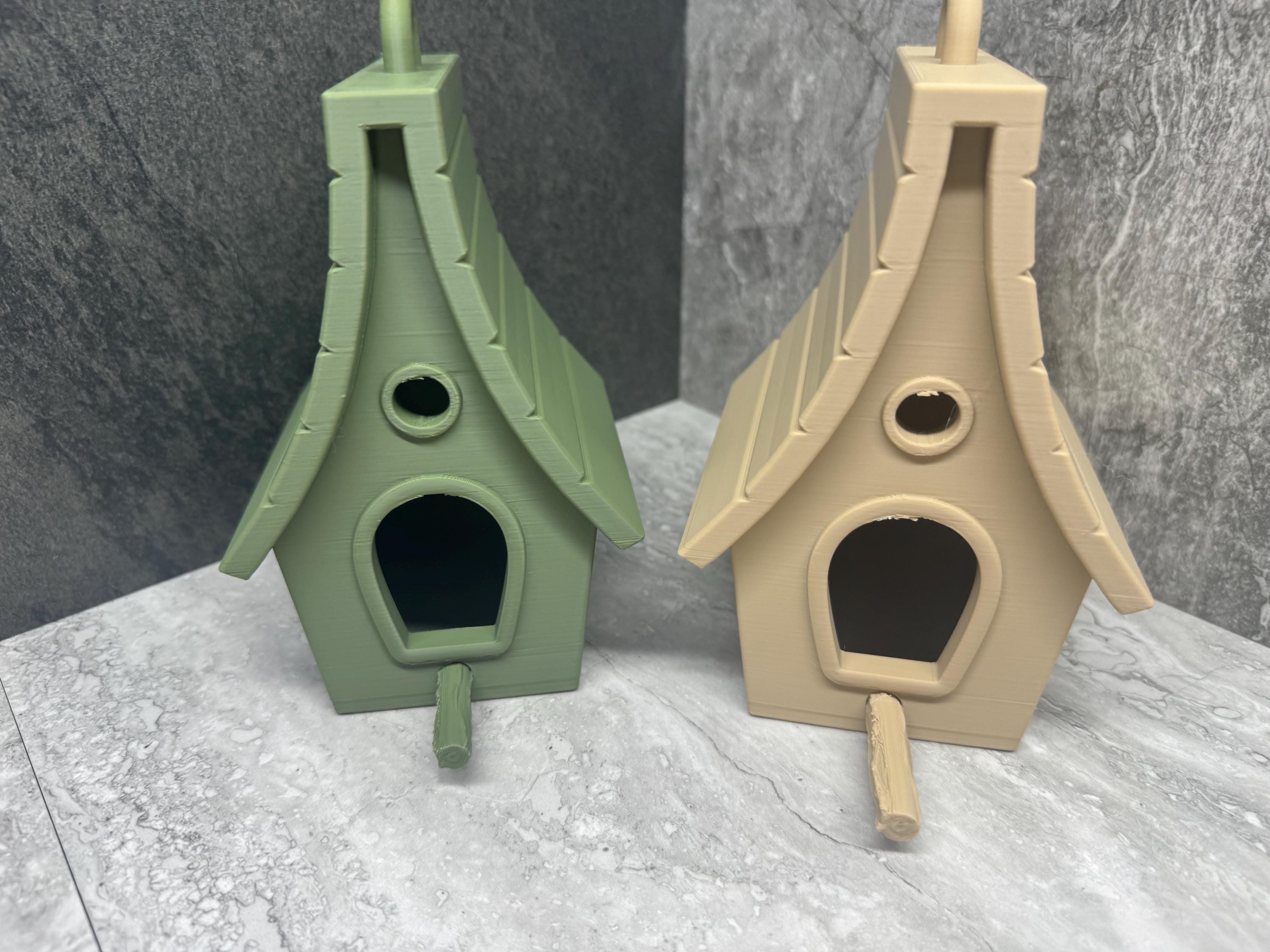 Modern Style Birdhouse Made for Hanging. Multiple Colors to Choose From ...