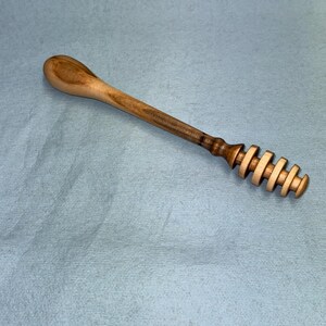 Hand-turned Wooden Honey Dipper: Maple, Oak, and Walnut - Etsy