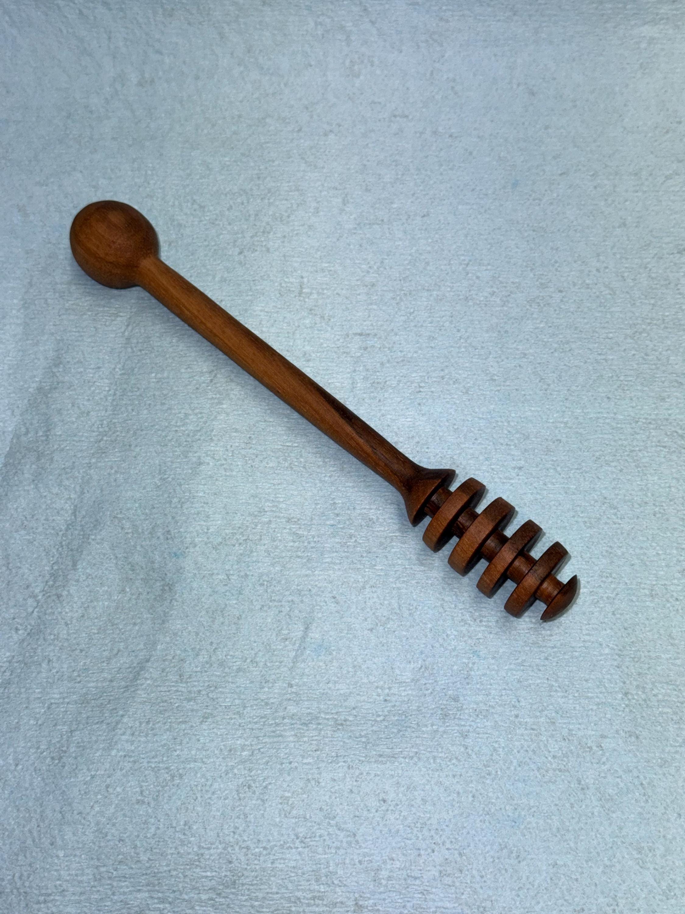 Hand-turned Wooden Honey Dipper: Maple, Oak, and Walnut - Etsy