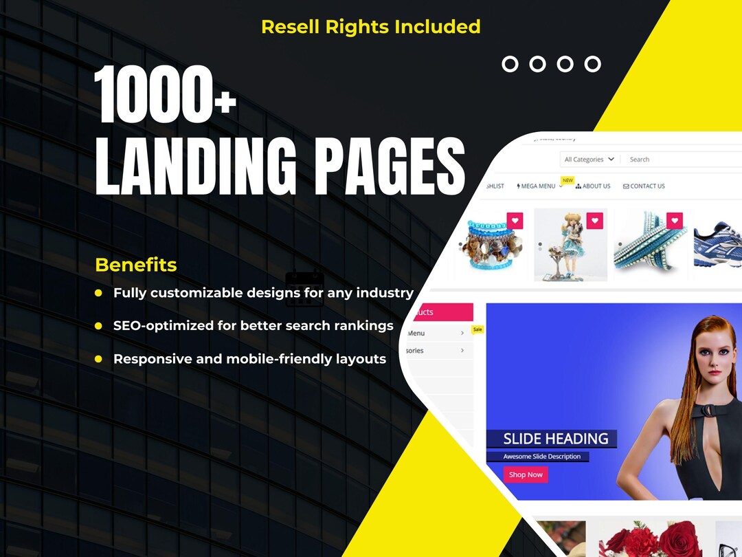 1000+ Landing Page Templates Collection - Customizable, Responsive ...