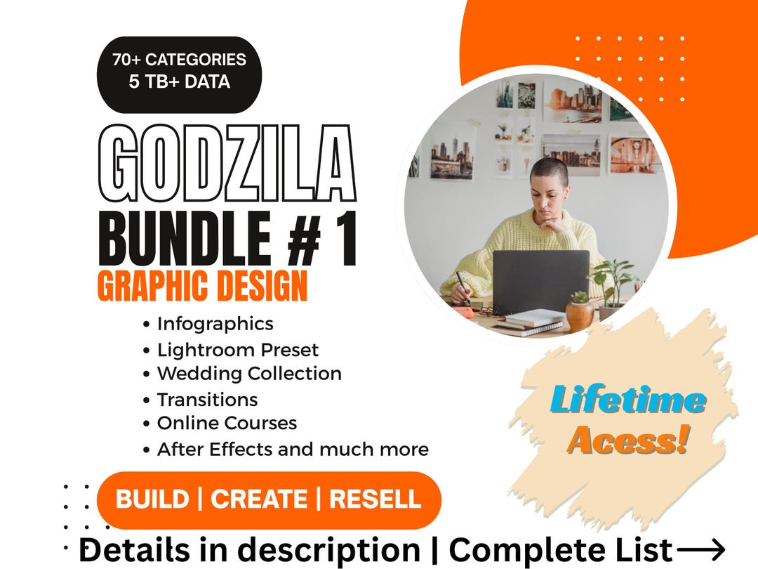 Graphic Design Mega Bundle: Logos, Templates, Presets, & More (MRR/PLR ...