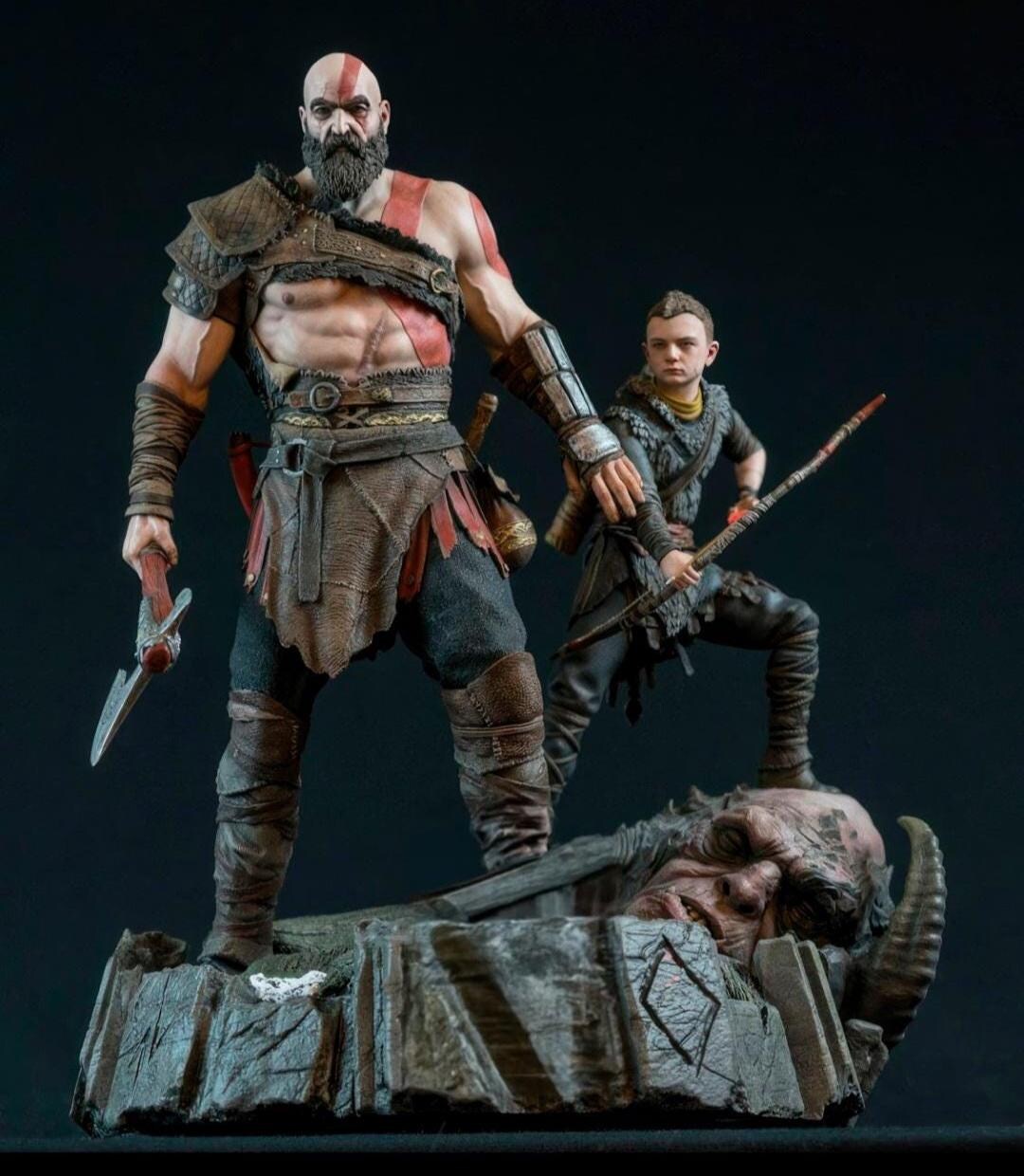 God of War Kratos and Atreus Epic Father Figure - Etsy
