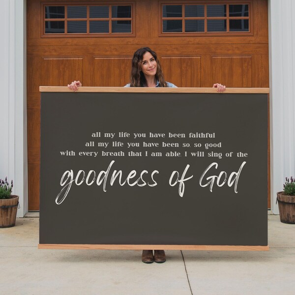 Goodness of God Sign - Etsy