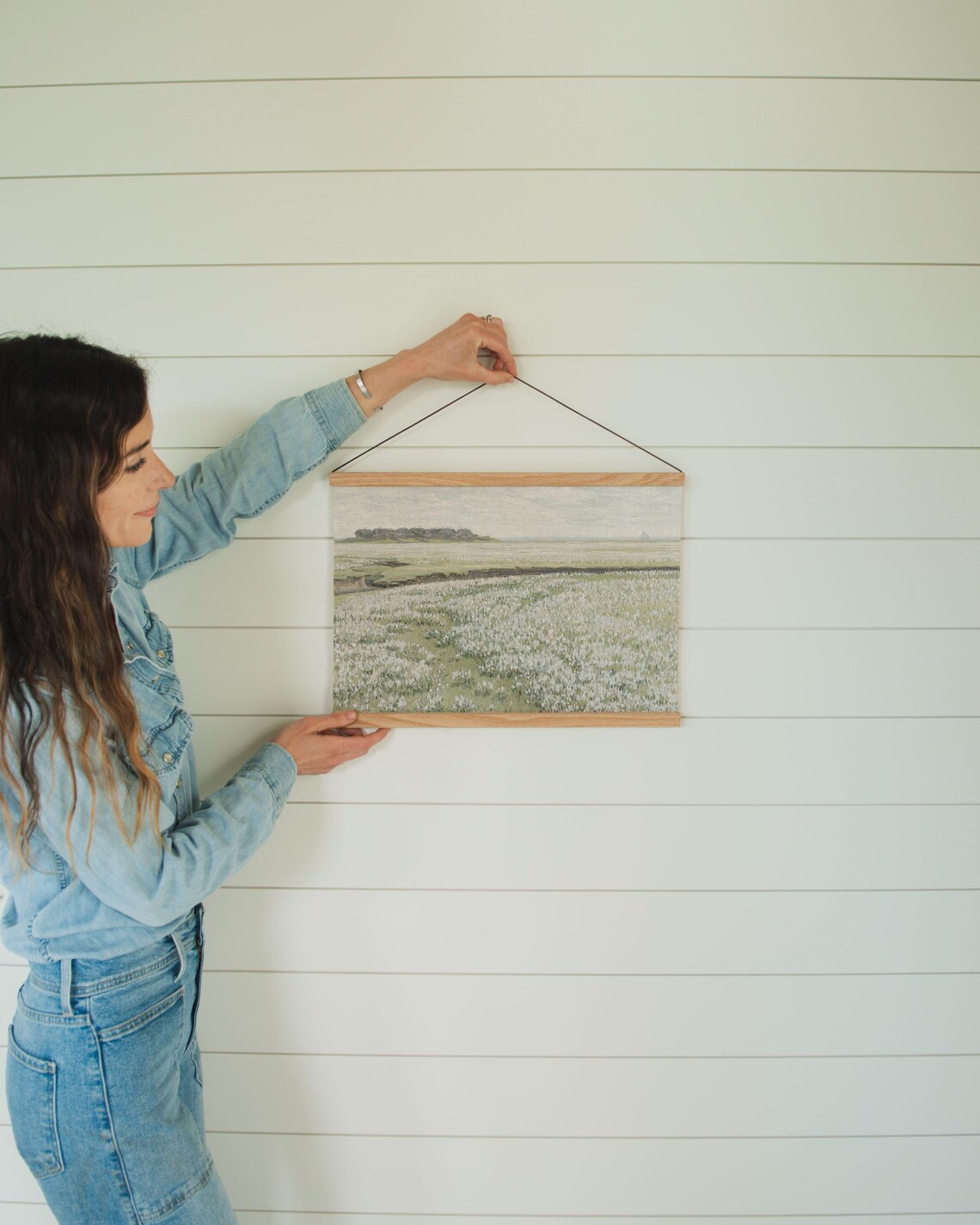 Field Landscape Wall Tapestry | Extra Large Vintage Print | Cottagecore ...