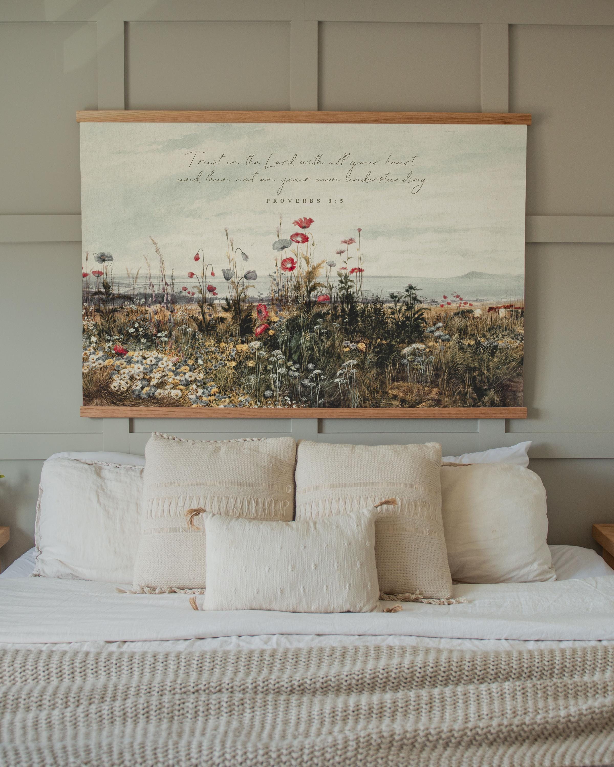 Trust in the Lord | Extra Large Wall Art | Proverbs 3:5 Bible Verse ...