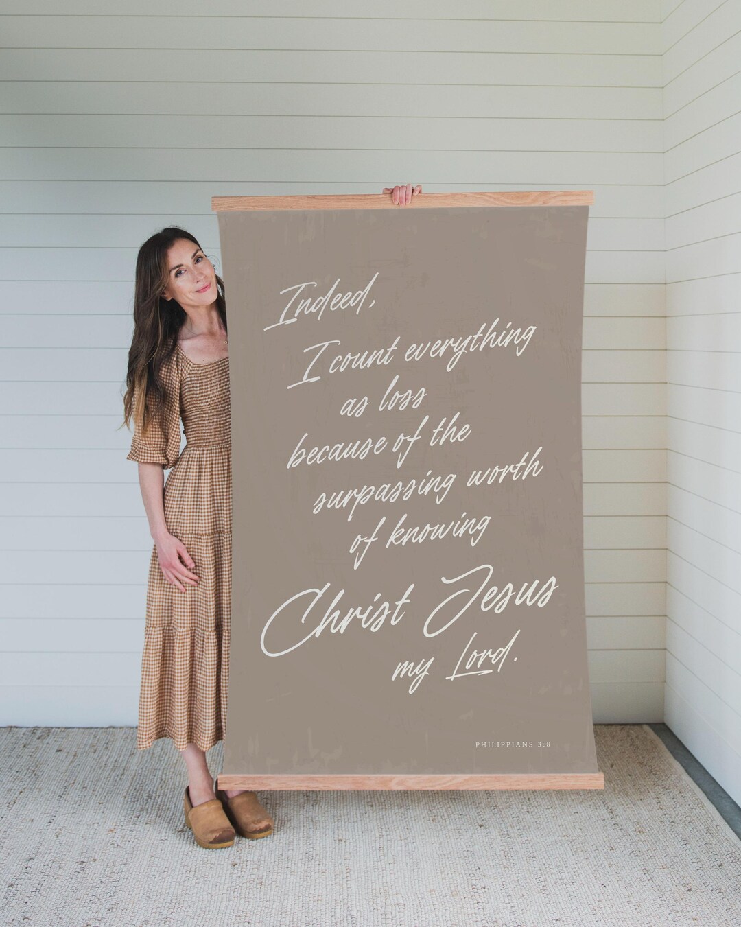 Extra Large Wall Art | Oversized Wall Art | Bible Verse Wall Hanging ...
