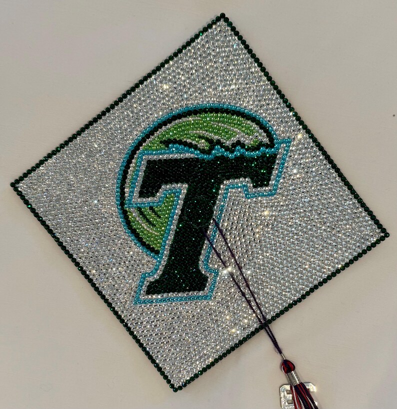 Rhinestone Graduation Cap, Bling Grad Cap, Bedazzled Grad Cap, College ...