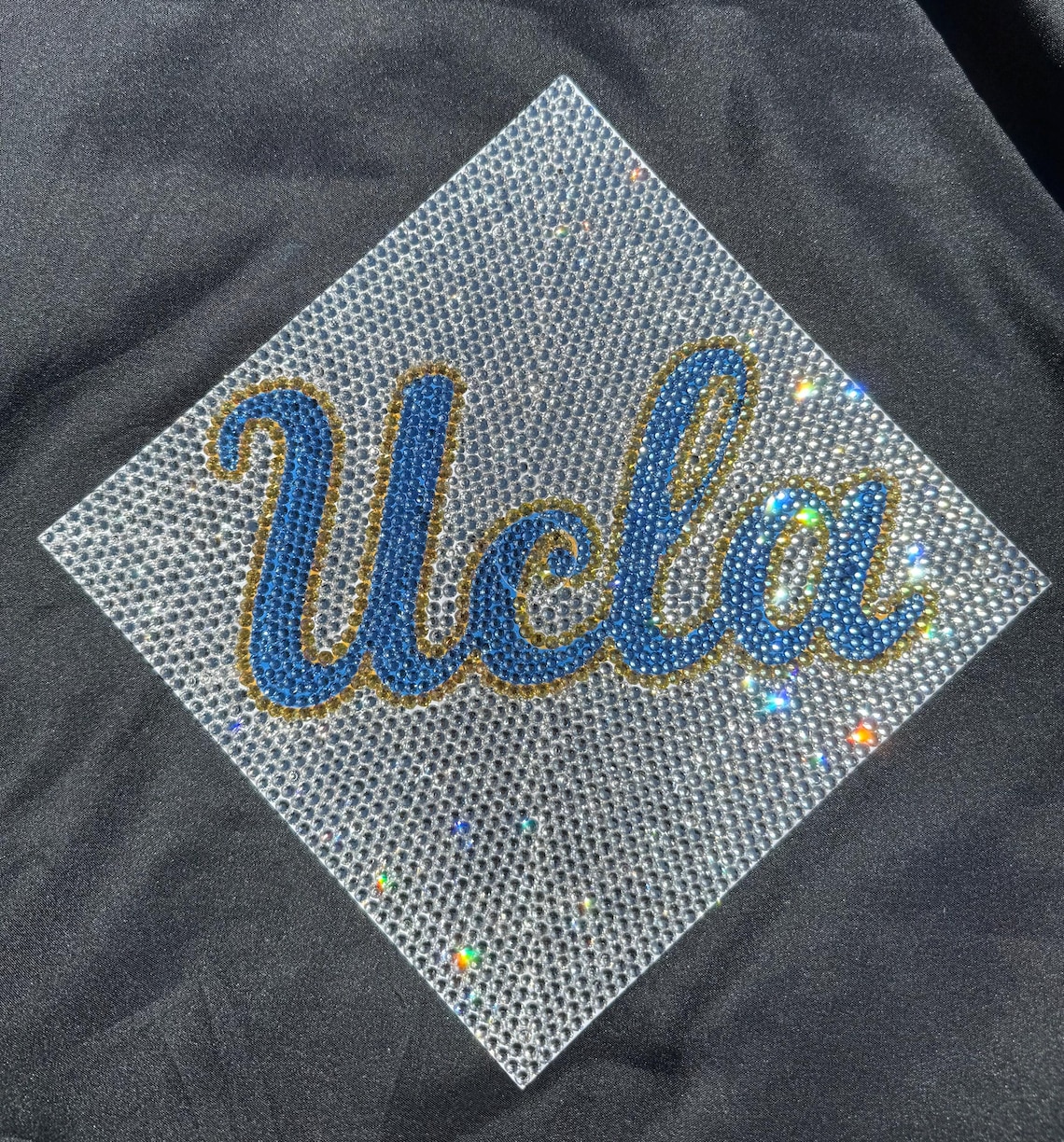 Rhinestone Graduation Cap, Bling Grad Cap, Bedazzled Grad Cap, College ...