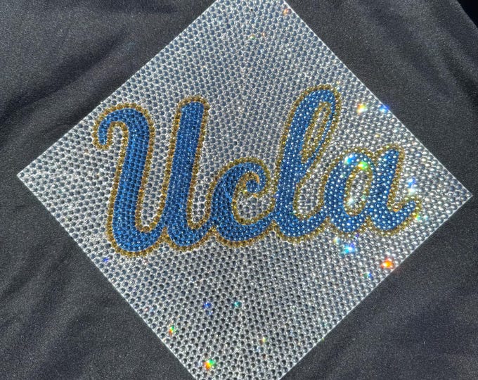 Rhinestone Graduation Cap, Bling Grad Cap, Bedazzled Grad Cap, College ...