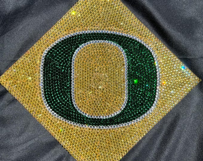 Rhinestone Graduation Cap, Bling Grad Cap, Bedazzled, Jeweled, College ...