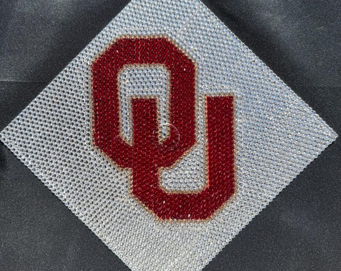 Rhinestone Graduation Cap, Bling Grad Cap, Bedazzled Grad Cap, College ...