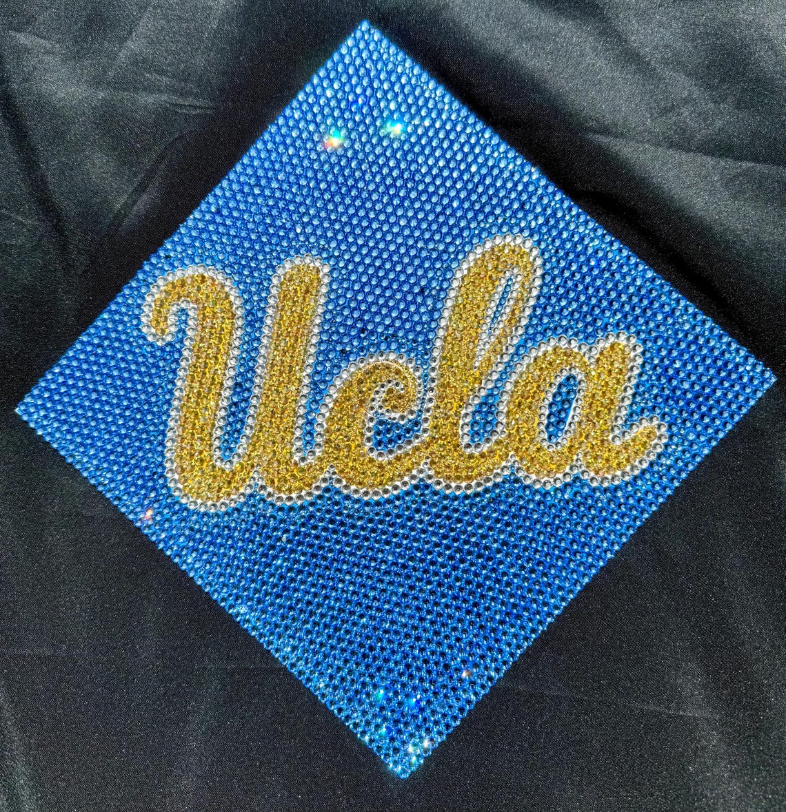 Rhinestone Graduation Cap, Bling Grad Cap, Bedazzled Grad Cap, College ...